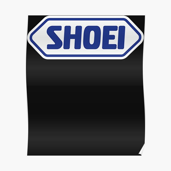 "Logo shoei helmet" Poster for Sale by JosiahGranad36 | Redbubble