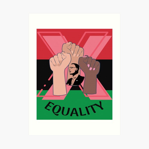 "Malcolm X Equality human Civil Rights Freedom Justice" Art Print for ...