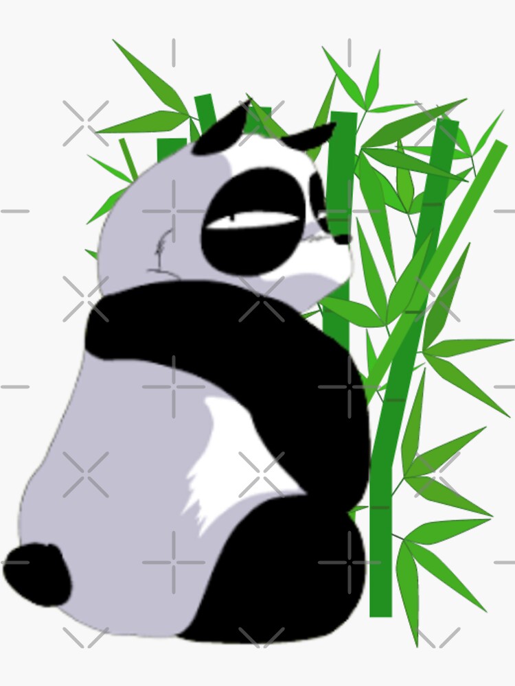 "Ranma Panda Genma Saotome ORIGINAL BY CRUSHART1 ON REDBUBBLE" Sticker ...