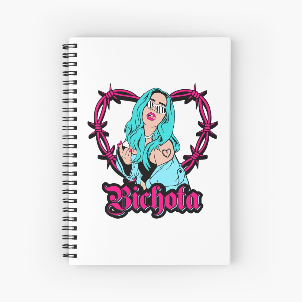 Cuaderno de espiral «Karol G Bichota y Corazón Tatuaje Rosa» de ...