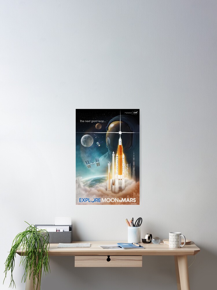 "Artemis Program - Explore Moon to Mars" Poster for Sale by arthook ...