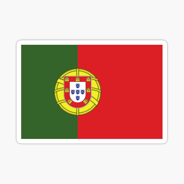 "portuguese flag" Sticker by Meithyl | Redbubble