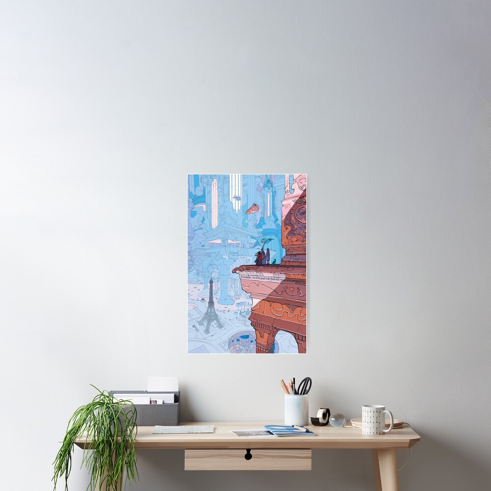 "Moebius - Paris" Poster for Sale by slowrotation | Redbubble