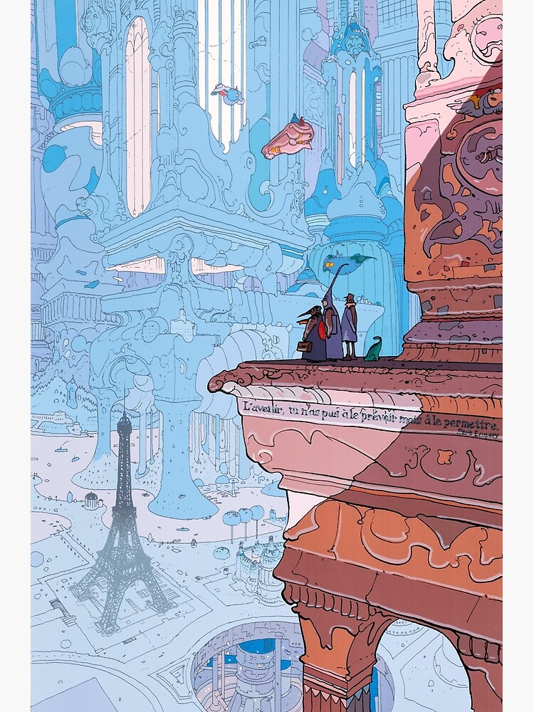 "Moebius - Paris" Poster for Sale by slowrotation | Redbubble