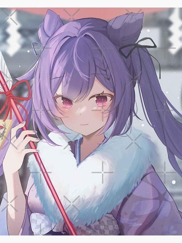 "Keqing Genshin Impact Electro Vision Liyue" Art Print by shopdokidoki ...