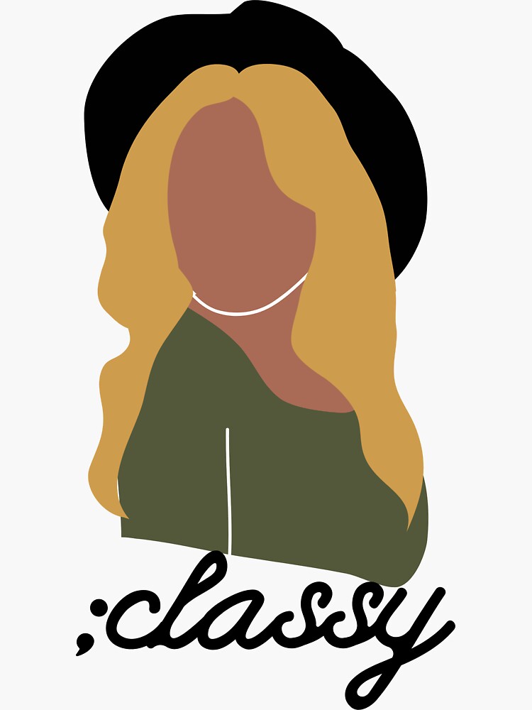 "Classy fashion strong women design4" Sticker by weirdandstrange ...