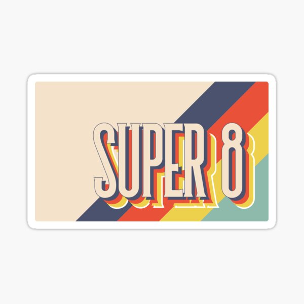 "Super 8 Style" Sticker by ArteagaBo | Redbubble