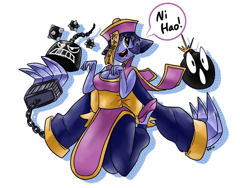 "Hsien-ko sticker" by Demetri DuPart | Redbubble