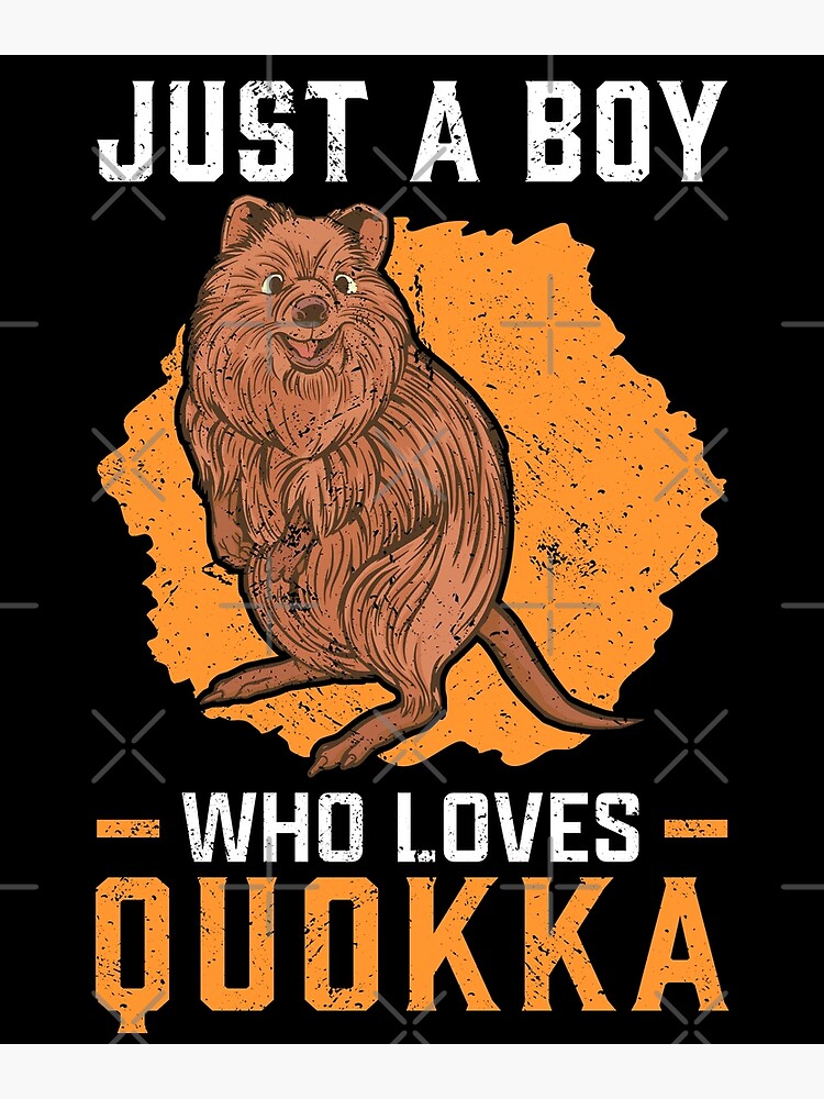 "Boy of quokkas loves marsupial quokka" Art Print for Sale by madgrfx ...