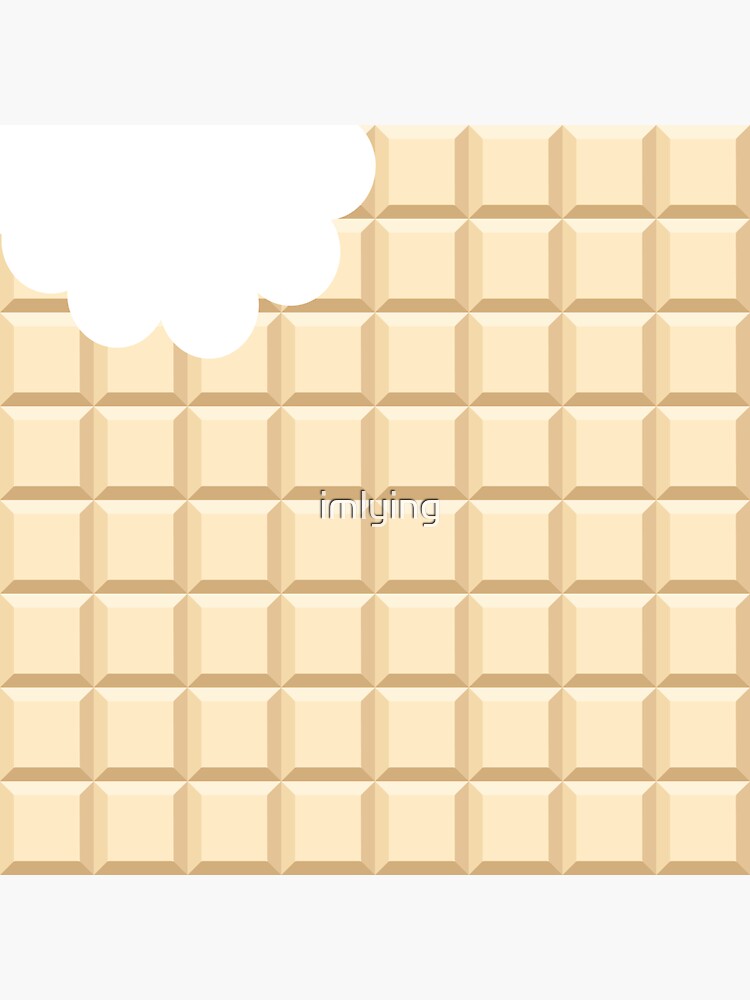 "White Chocolate?!" Sticker for Sale by imlying | Redbubble