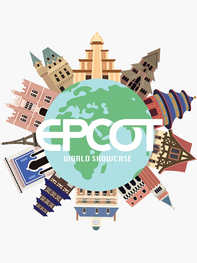 "Epcot" Sticker for Sale by jblons34 | Redbubble