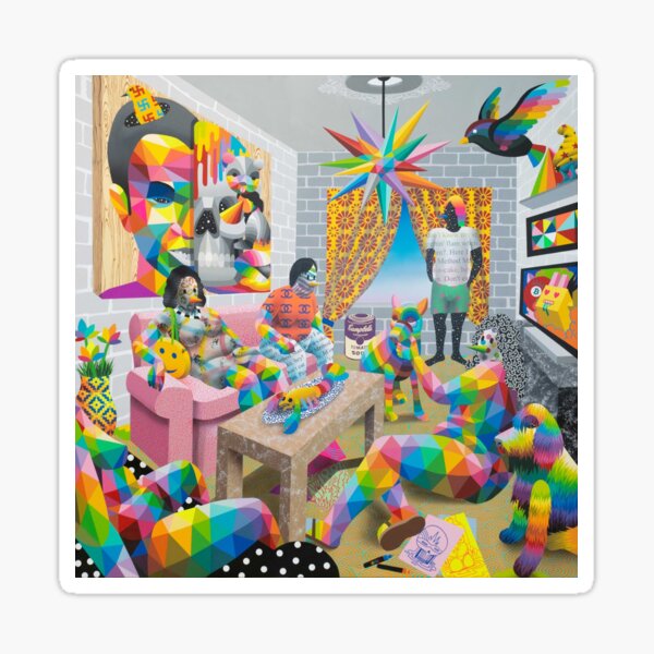 "okuda" Sticker by yellow-rainbow | Redbubble
