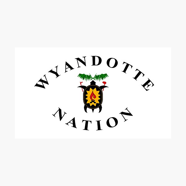 "Flag of the Wyandotte Nation of Oklahoma USA" Photographic Print for ...