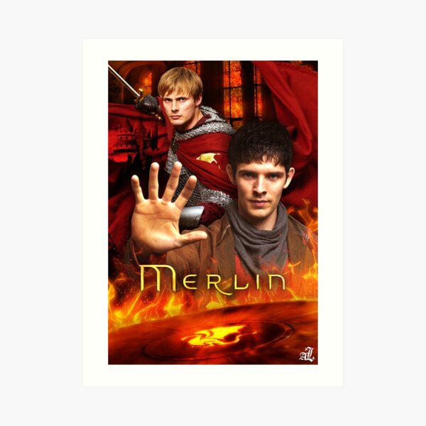 "BBC Merlin Poster 24" Art Print for Sale by Alysaurum | Redbubble