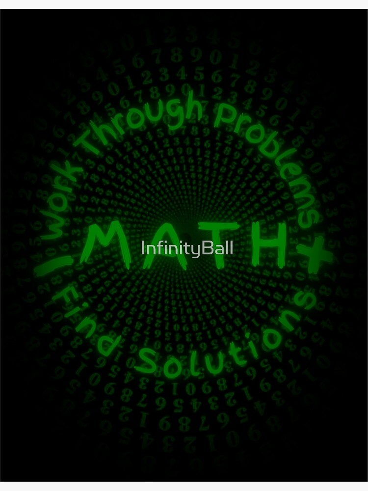 Póster «Matriz MATEMÁTICA» de InfinityBall | Redbubble
