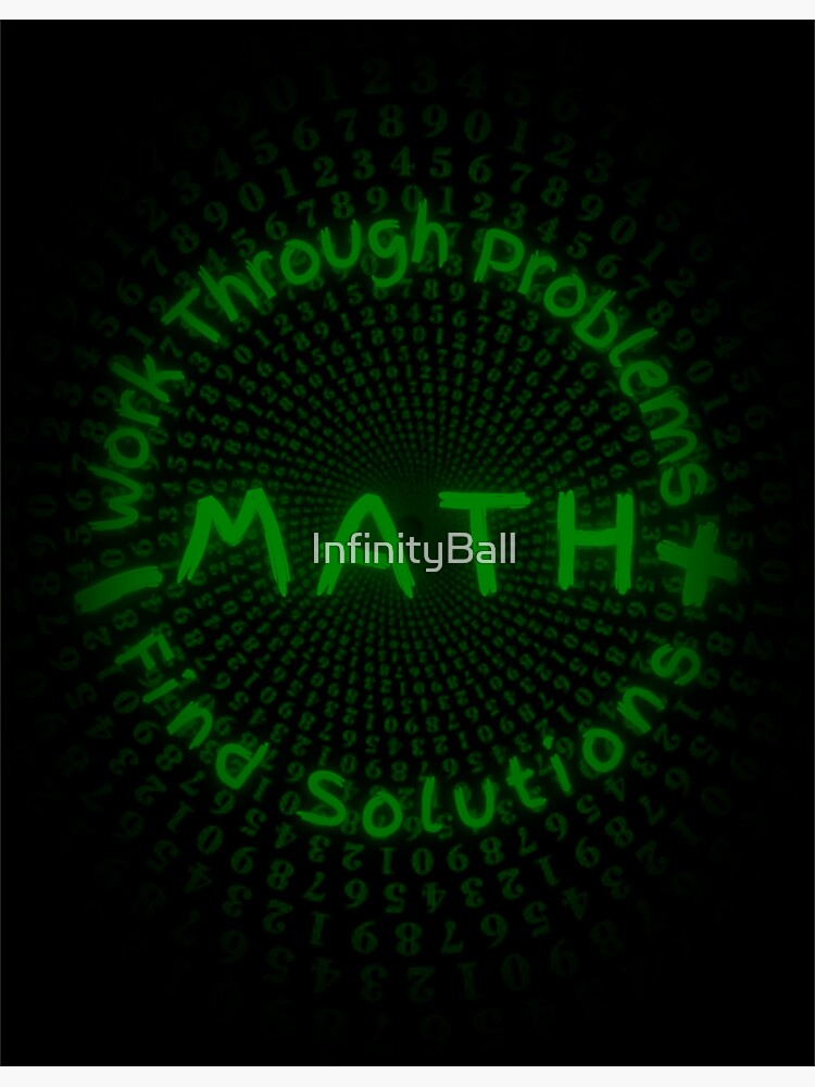 "MATH Matrix" Sticker by InfinityBall | Redbubble