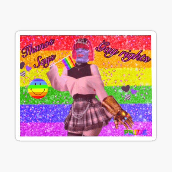 "Yassified girl boss Yass queen supportive thanose" Sticker by ...