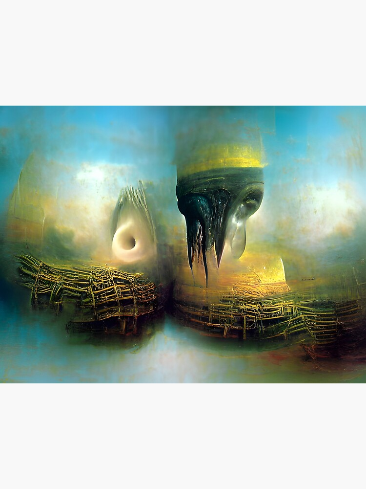 "Floating I try and find my body" Poster for Sale by 7-Surrealscapes ...