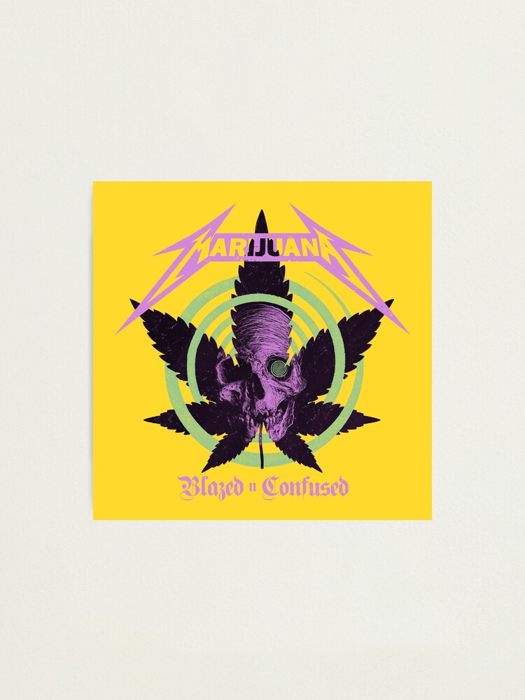"Blazed and Confused Marijuana" Photographic Print by BetterDaze ...