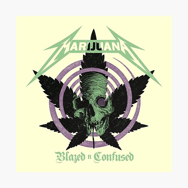 "Blazed and Confused Marijuana" Photographic Print for Sale by ...