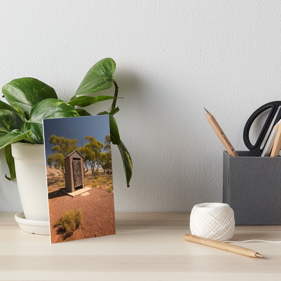 "Outback Dunny" Poster for Sale by SusanAdey | Redbubble