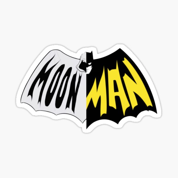 "Moon man" Sticker by 4lpha-designs | Redbubble