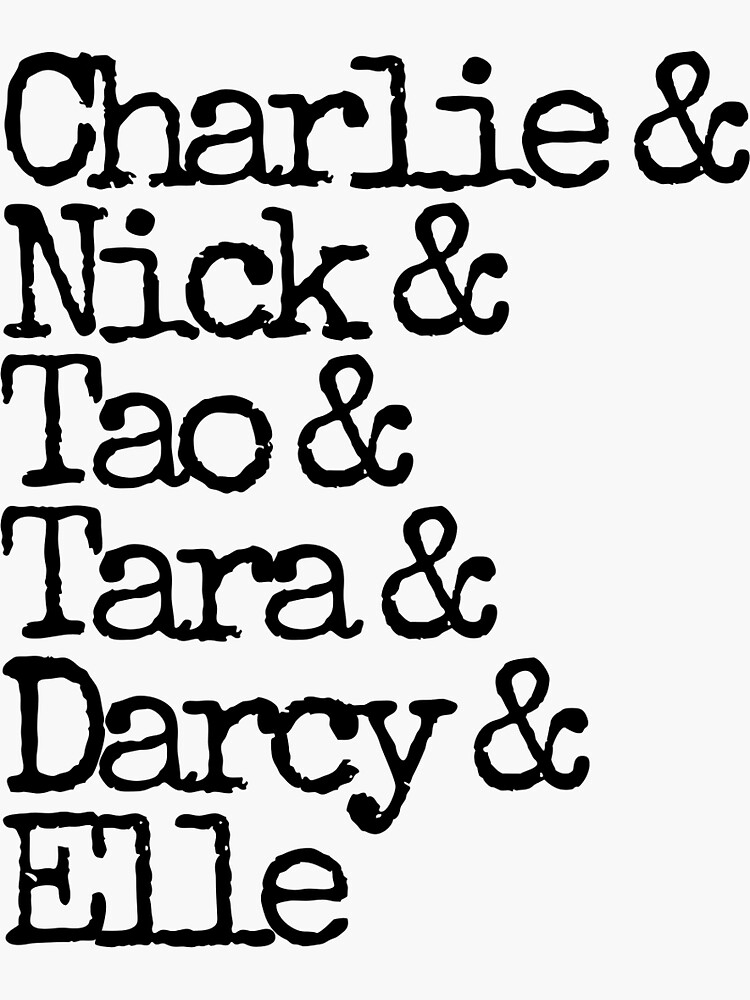 "Heartstopper cast sticker" Sticker for Sale by argentdesignco | Redbubble