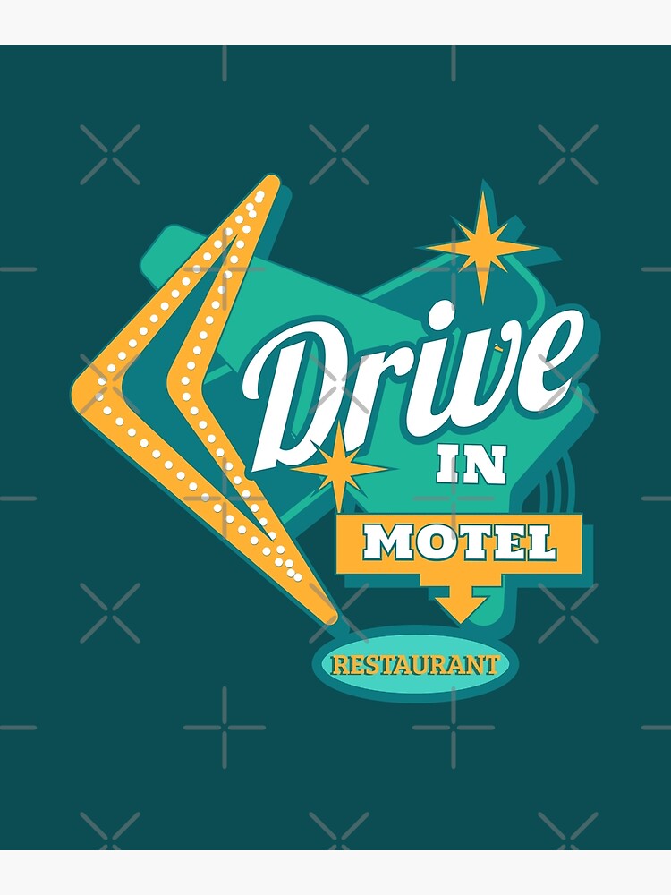 "Drive In Motel" Poster for Sale by FilmmakersPOV | Redbubble