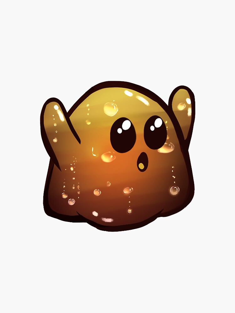 "Golden Blob" Sticker by Mizukithia | Redbubble