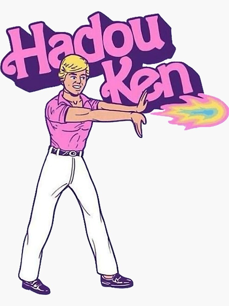 "Hadouken merchandise" Sticker for Sale by DanielHinchbe | Redbubble