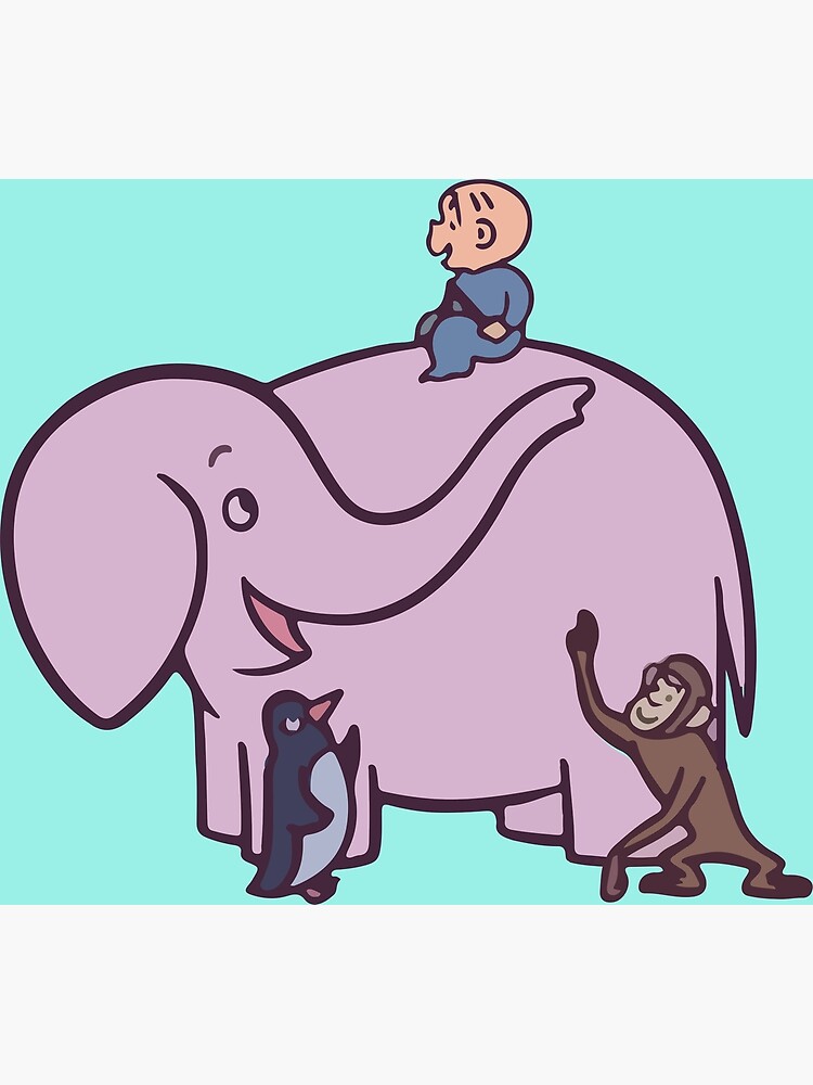 "Harold and the Purple Crayon Animals" Poster for Sale by Bonobofy ...