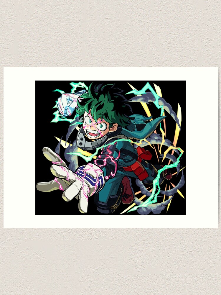 "Deku Plus Ultra - Izuku Midoriya MHA" Art Print by PopUpShirt | Redbubble