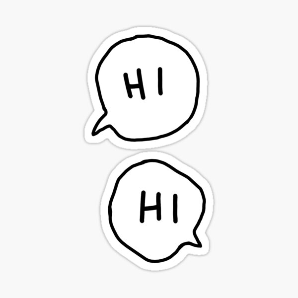 "heartstopper hi " Sticker for Sale by aurialahrr | Redbubble