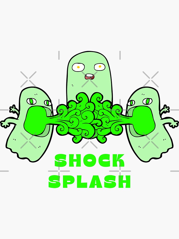 "Urban Pop Art Shock Splash " Sticker for Sale by Randy-Gaya91 | Redbubble