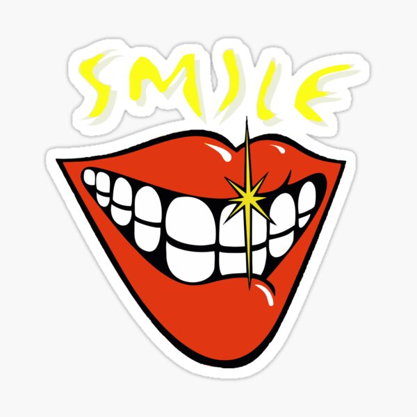 "Smile - Band Logo" Sticker for Sale by Vince19Drums | Redbubble