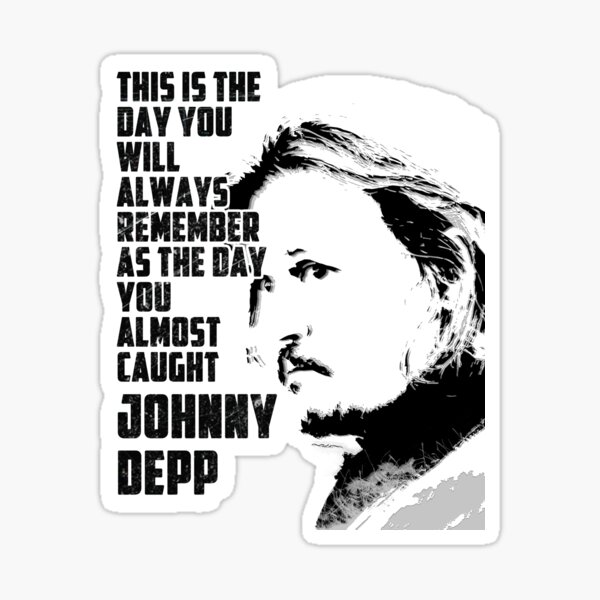 "Justice for johnny depp" Sticker for Sale by stonebridge97 | Redbubble