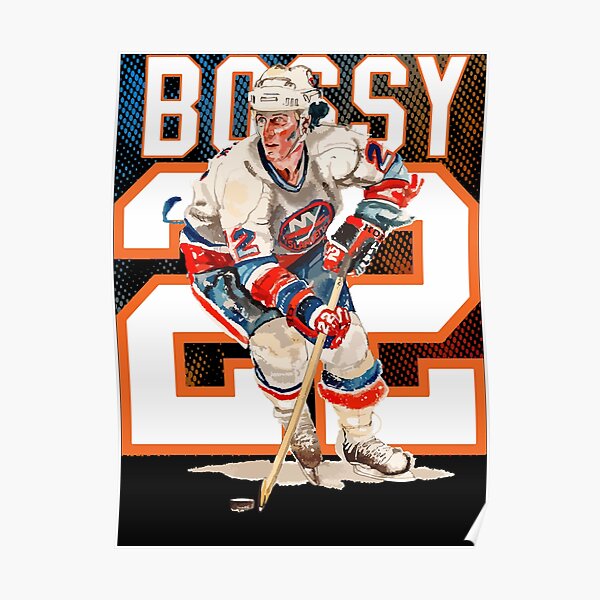 "Hockey Legend Mike Bossy" Poster for Sale by UllaMarquardt | Redbubble