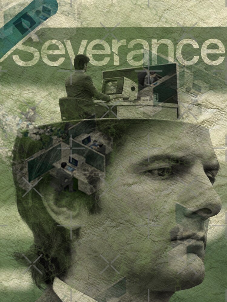"Poster of the TV Show Severance" Sticker by PatyEmiko | Redbubble