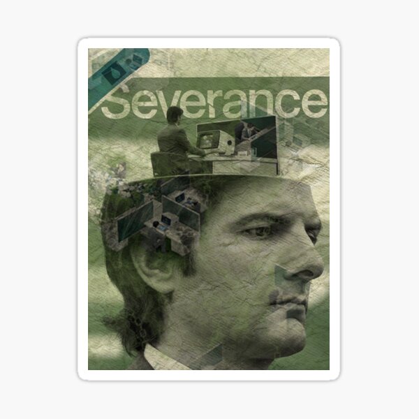 "Poster of the TV Show Severance" Sticker by PatyEmiko | Redbubble