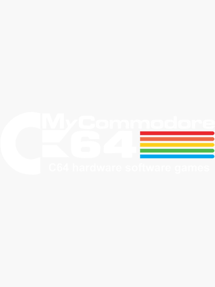 "Commodore logo" Sticker by DeliaLynn | Redbubble