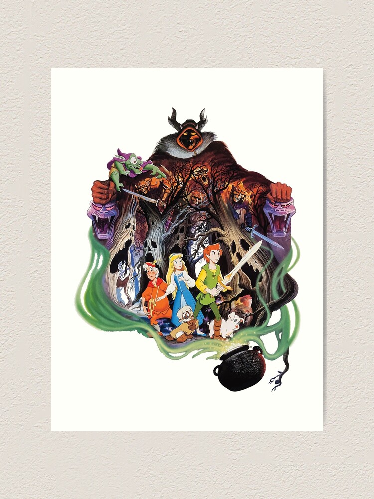 "Black Cauldron Movie Poster Transparent Background" Art Print by ...