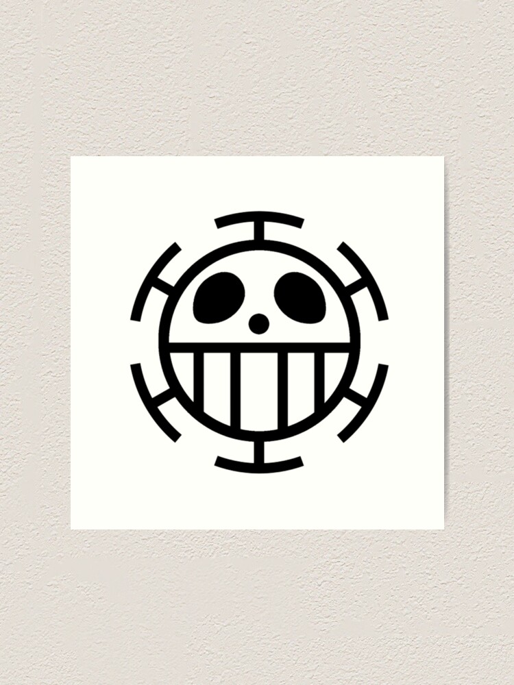 "One piece Trafalgar logo" Art Print for Sale by Tsukilouki | Redbubble