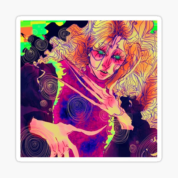 "A distortion " Sticker for Sale by chaosbugz | Redbubble