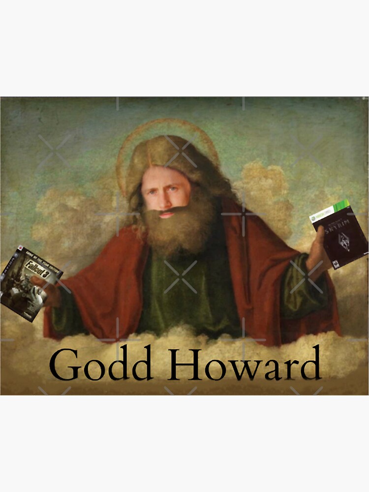 "Creation Release Spiritual Pain Cool Godd Howard Vintage" Sticker by ...