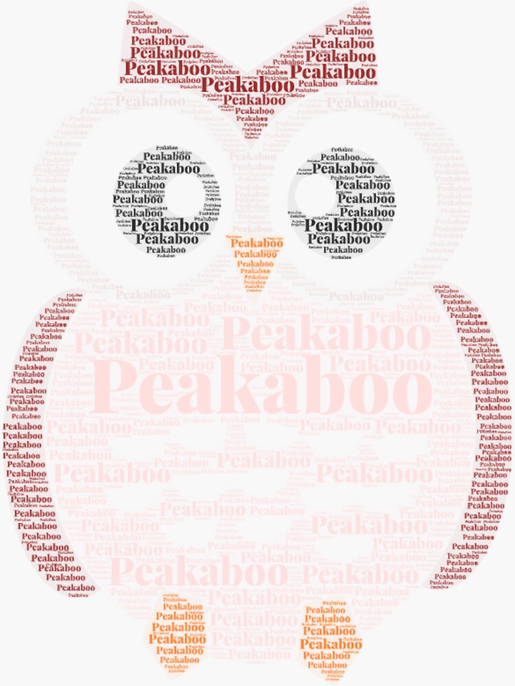"Owl Word Cloud Art " Sticker by Aladidi | Redbubble