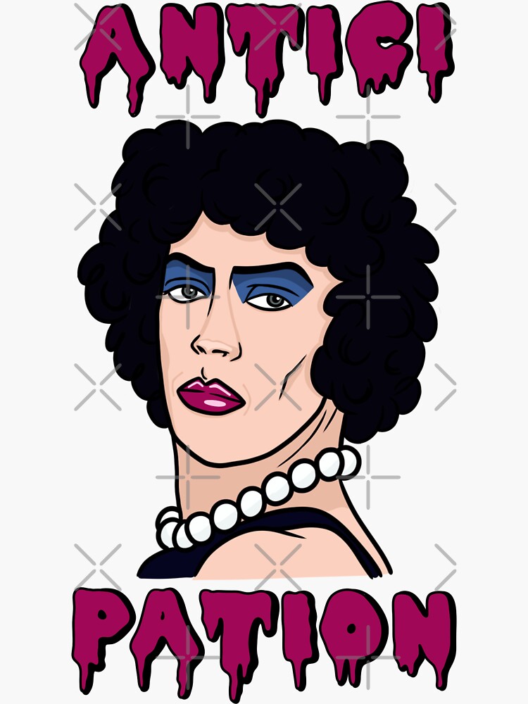 "Antici......pation" Sticker for Sale by SoterPop00 | Redbubble