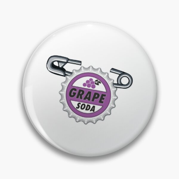 "Grape Soda Badge Essential" Pin for Sale by MiridaSolano | Redbubble