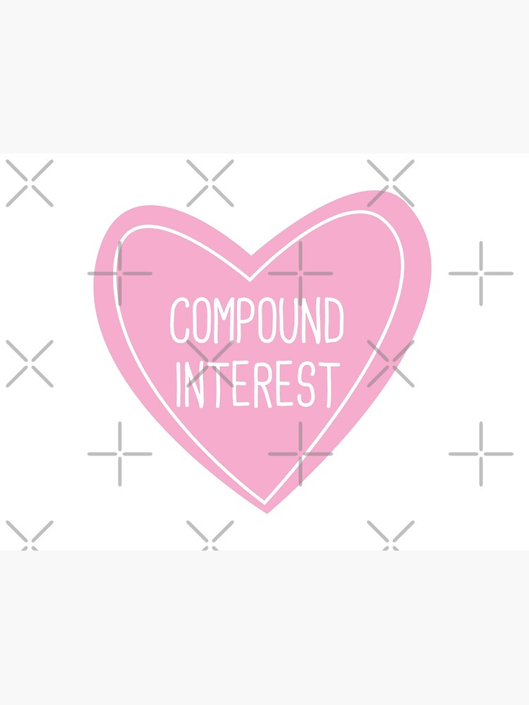 "Compound Interest Heart" Poster for Sale by teesaurus | Redbubble