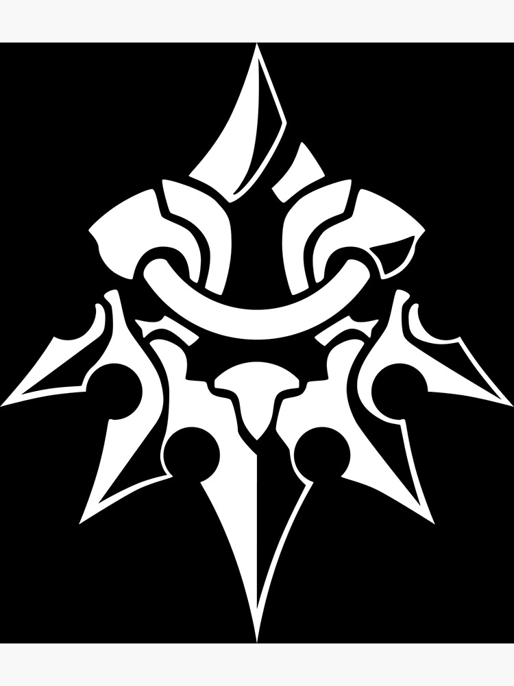 "YoRHa - White Command Insignia Corner Print" Poster by supanerd01 ...