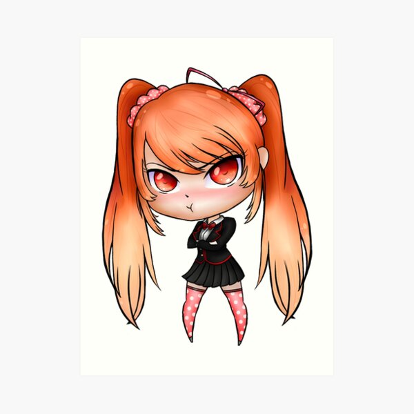 "Yandere Simulator - Chibi Osana Najimi (Uniform 5)" Art Print by ...